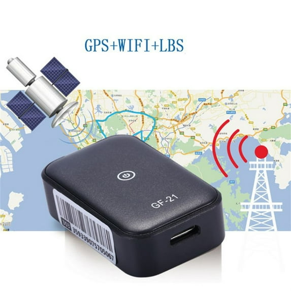 GF21 Mini GPS Car Tracker: Anti-Lost, Voice Control, HD Mic, WIFI+LBS+GPS - Walmart.com