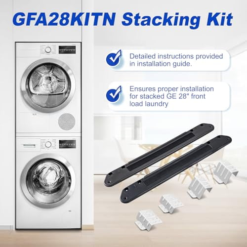 GFA28KITN Stacking Kit for GE 28"W Washer Dryer Stack Bracket Kit ...