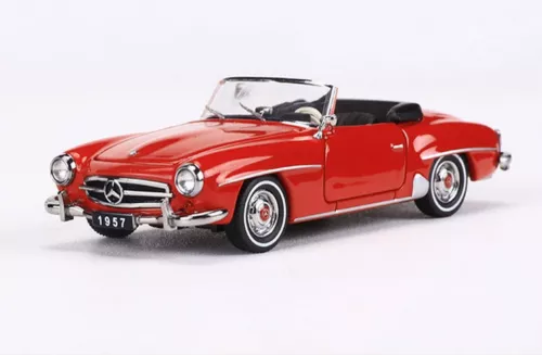 GFCC 1/64 Scale Mercedes-Benz 190 SL 1957 Red Diecast car Model Toy ...
