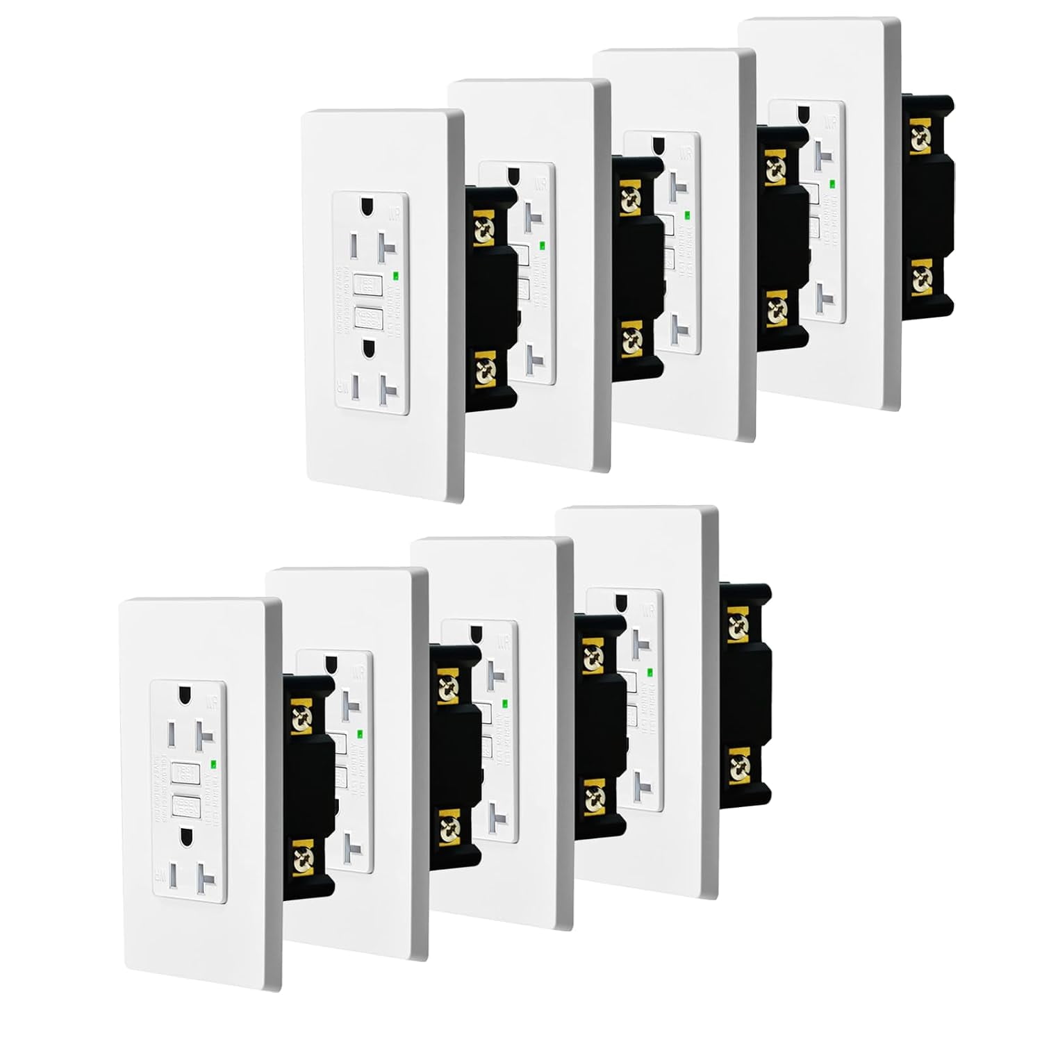 GFCI Outlet 20Amp,Gfi Elecical Outlet 20a,Outdoor GFCI Receptacles TR ...