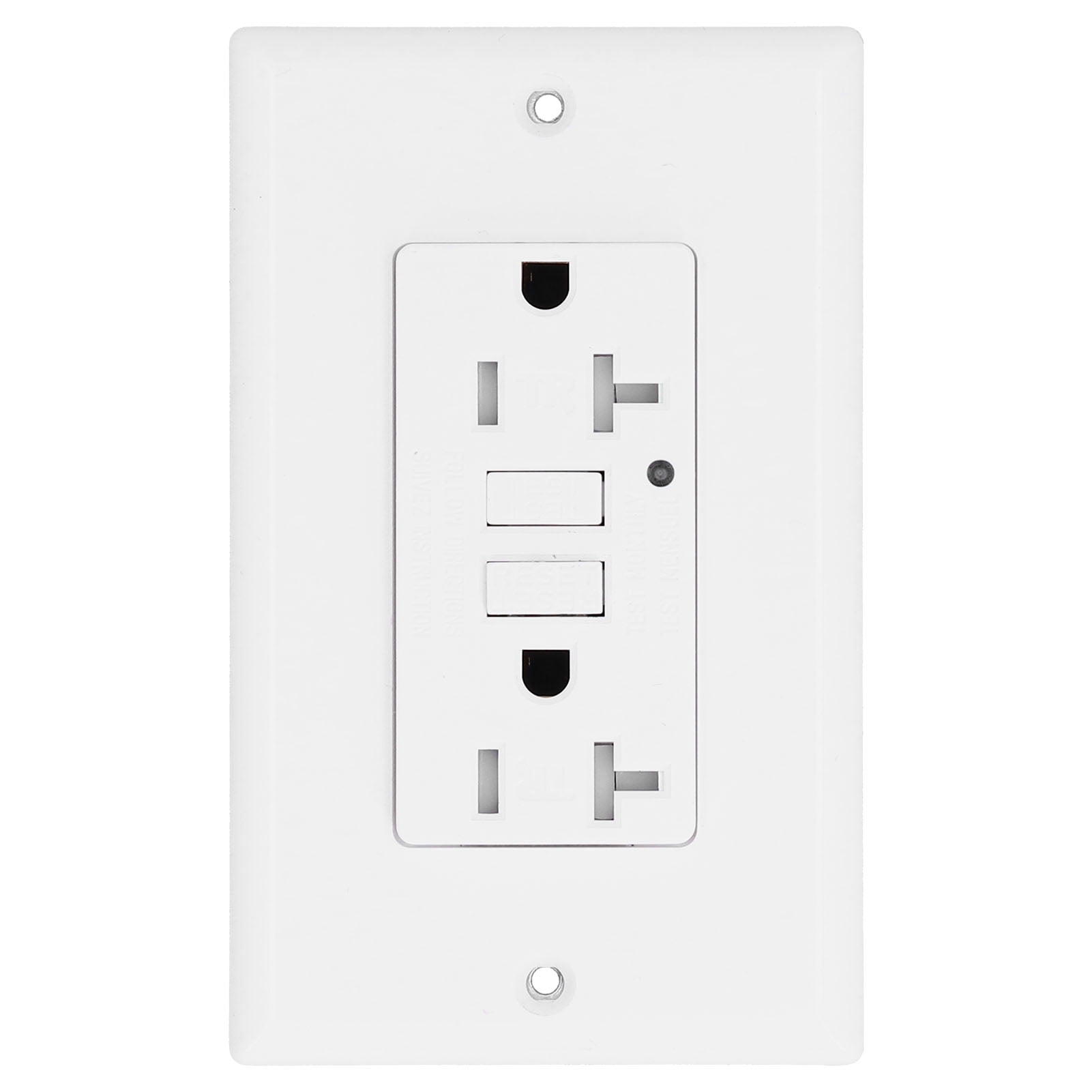 GFCI Outlet LD‑3008B ETL Certified ABS Decorative Smart Wall Plates ...