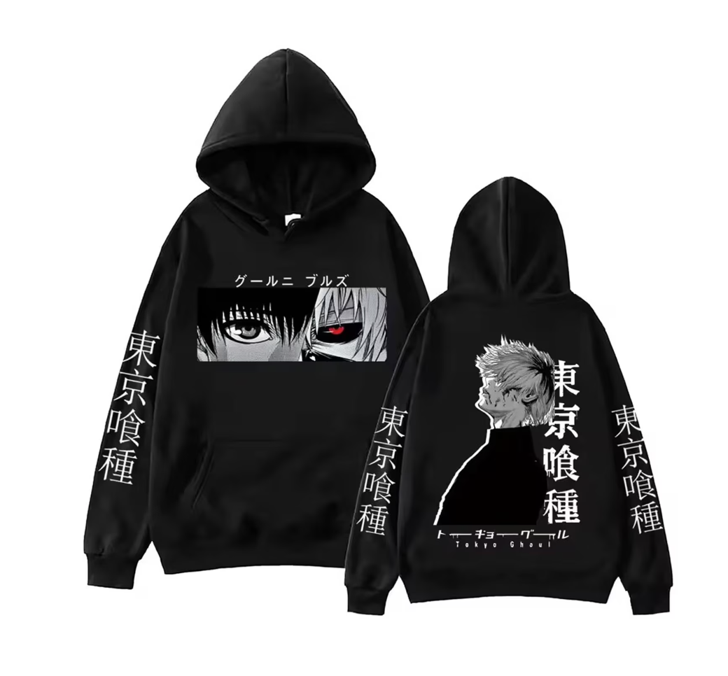 GFGSZTAFB Anime Tokyo Ghoul Clothing Ken Kaneki Graphic Print Long ...