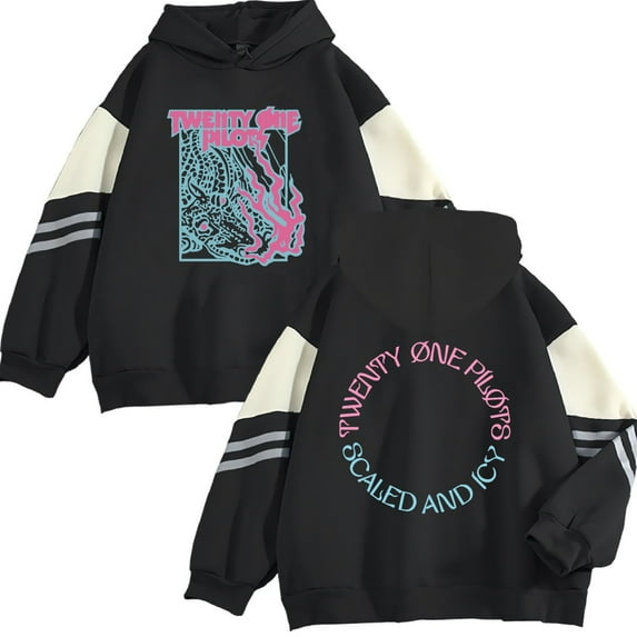 GFGSZTAFB HOT NEW Twenty One Pilots Hoodie Unisex Pocketless Double-bar ...