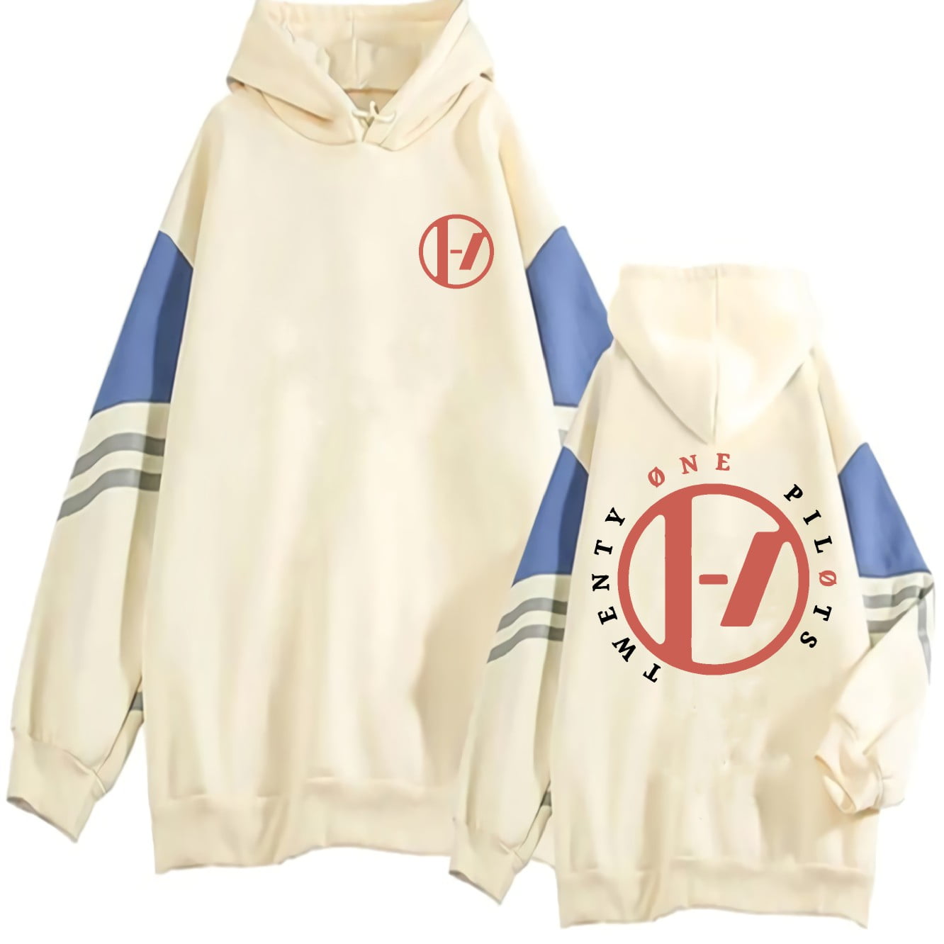 GFGSZTAFB HOT NEW Twenty One Pilots Hoodie Unisex Pocketless Double-bar ...