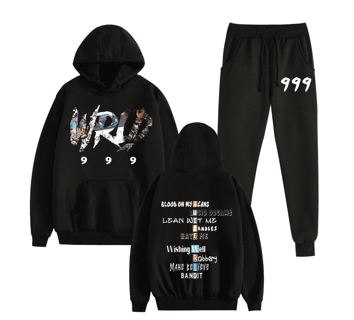 GFGSZTAFB JUICE WRLD Two-Piece Hoodie New Style 999 Rapper Hip Hoodie ...