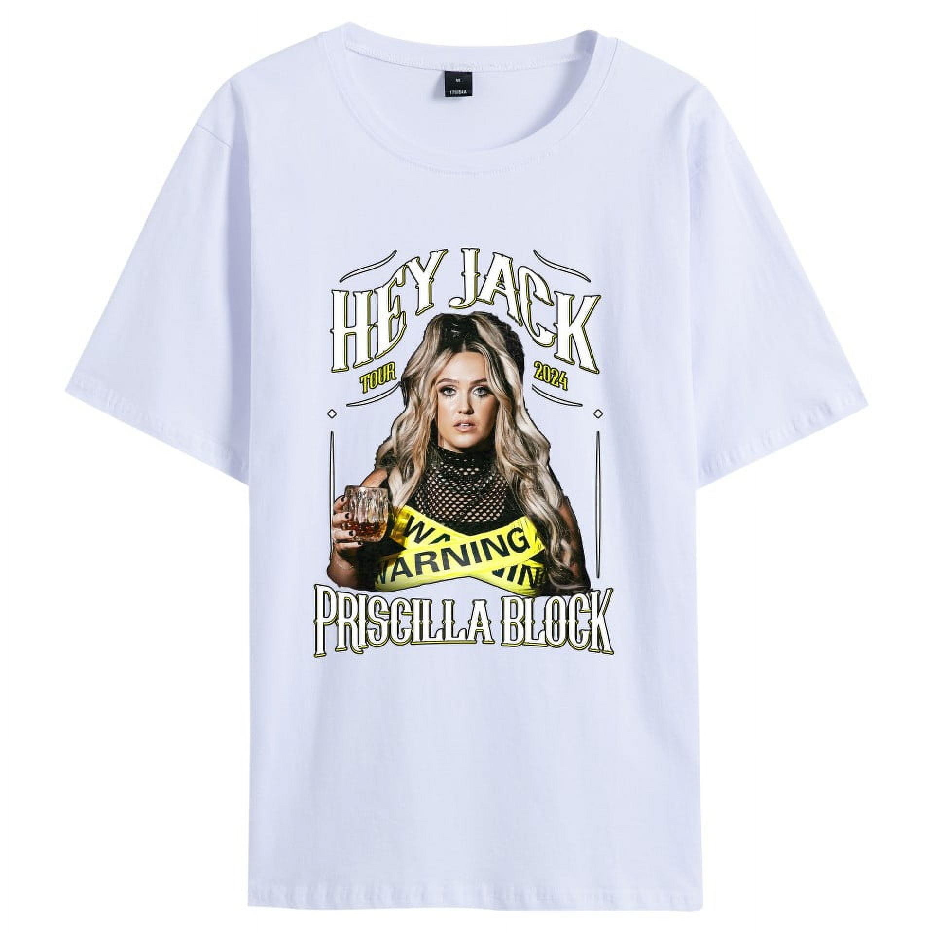 GFGSZTAFB Priscilla Block Hey Jack Tour 2024 T-shirt New Tour Logo ...