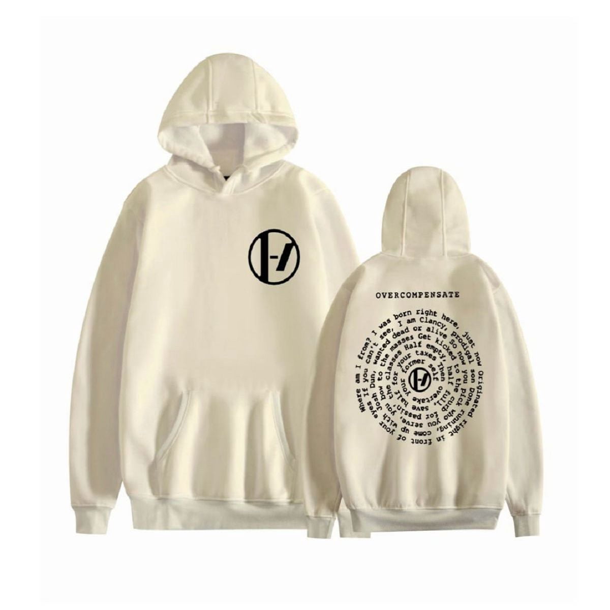 GFGSZTAFB Twenty One Pilots Khaki Hoodie Unisex Streetwear Long Sleeve Pullover Sheep Graphic ...