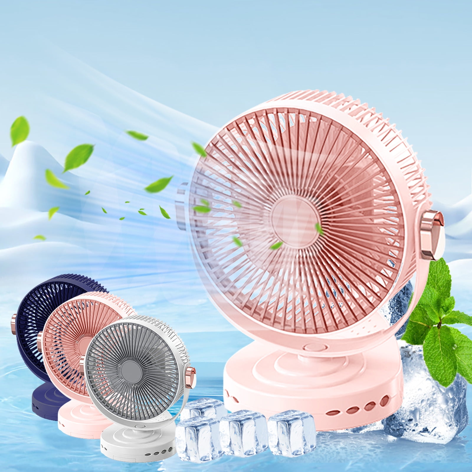 GFHFHITJ Clip Small Fan 8-Inch Clippable Fan Usb Charging Desktop Convenient Desktop Small Fan ...