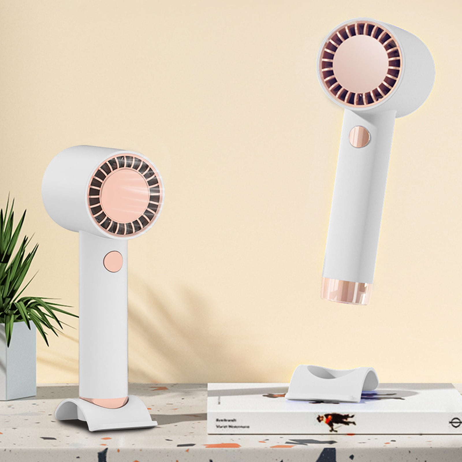 GFHFHITJ Handheld Turbo Fan, Mini Portable USB Rechargeable Fan, 3 ...