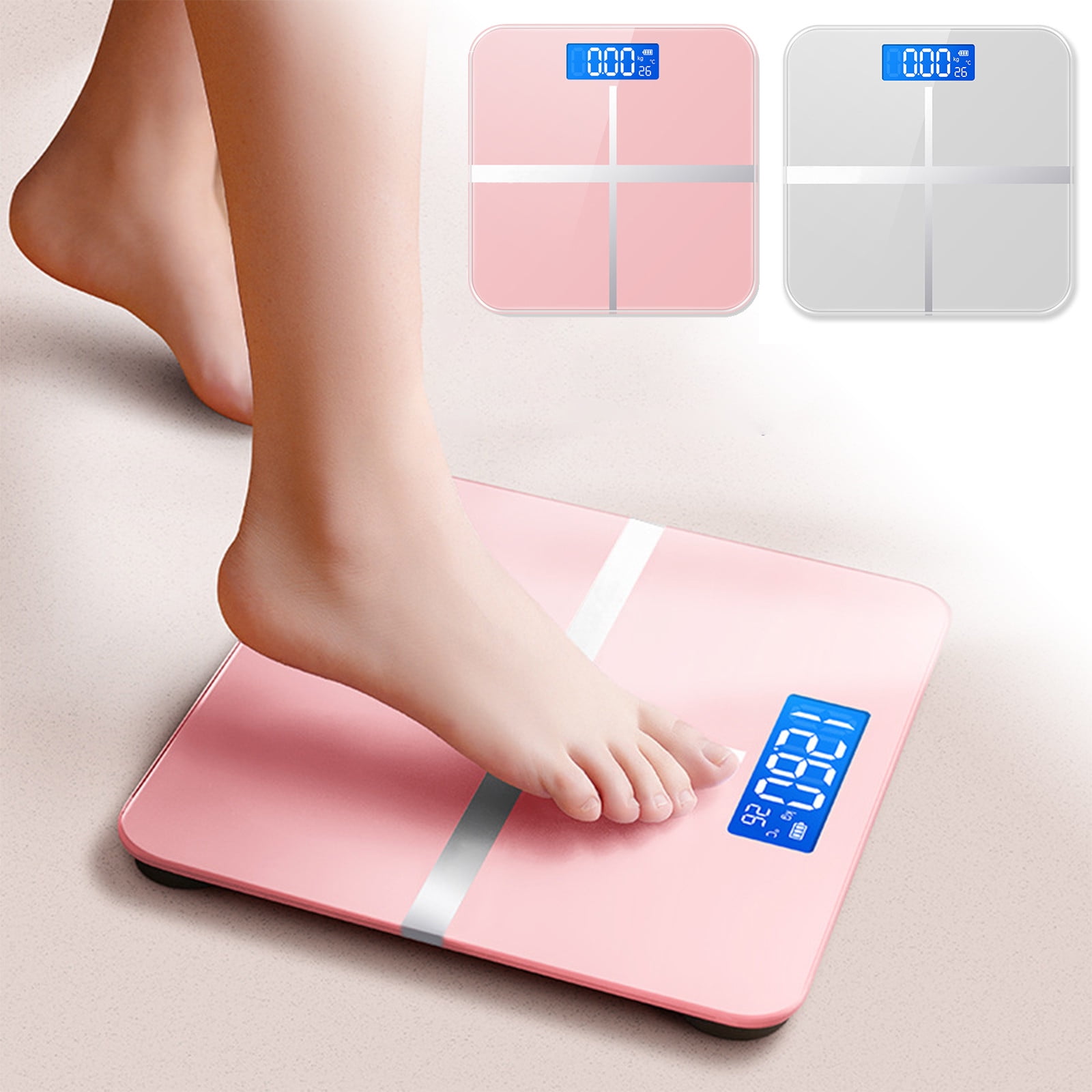 GFHFHITJ Household Intelligent Electronic Scale Glass Weight Scale ...