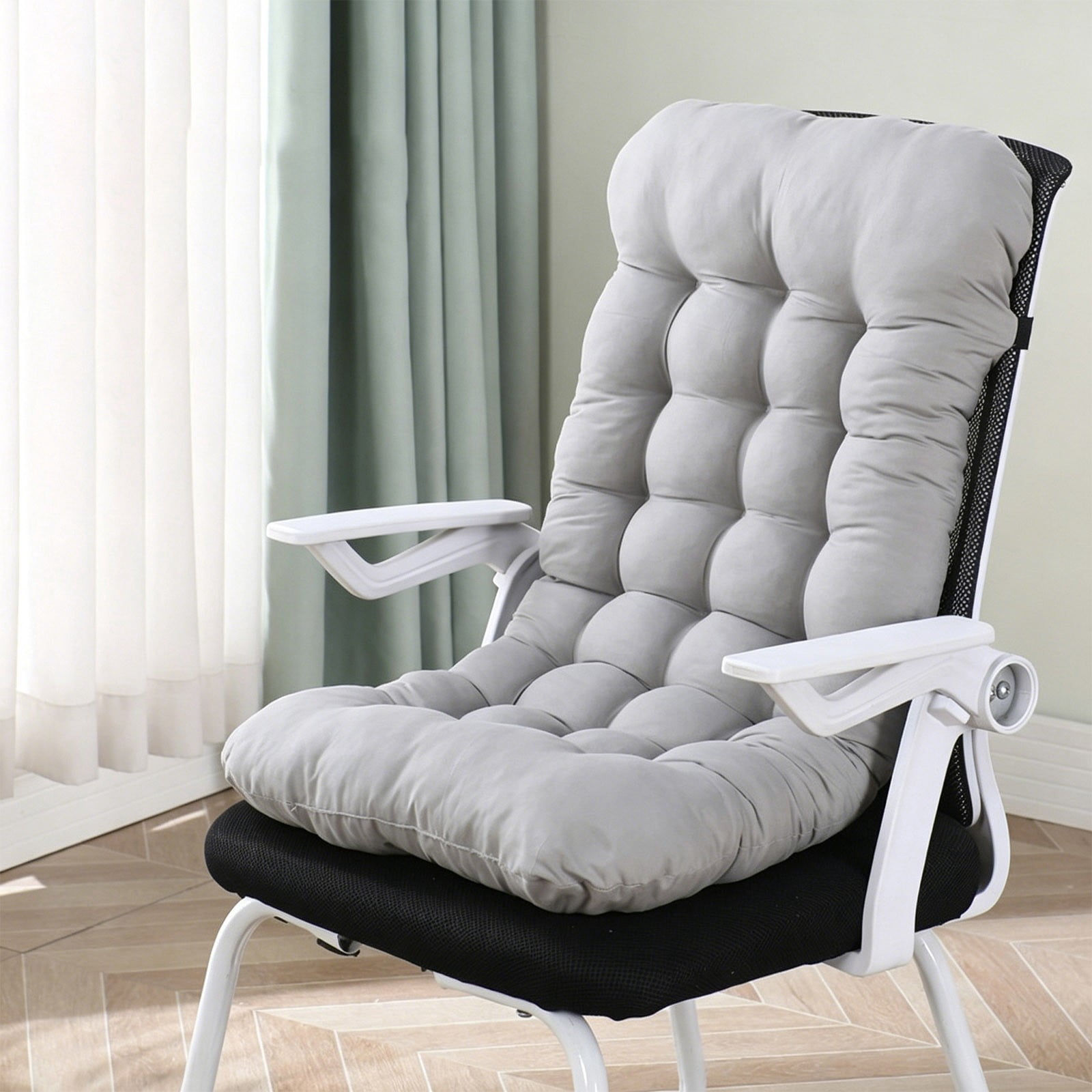 GFHFHITJ Seat Cushion with Backrest, Integrated Chair and Back Cushion ...