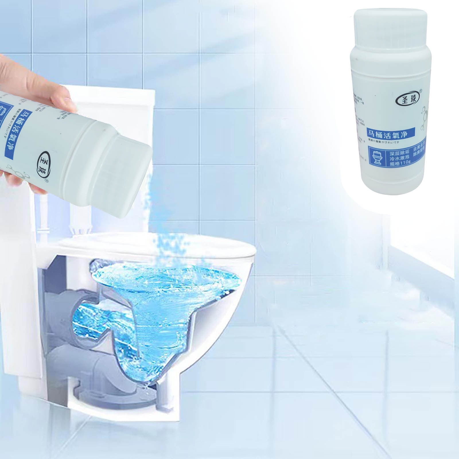 GFHFHITJ Toilet Tablets, Continuous Clean Toilet Drop Ins, Helps Keep ...