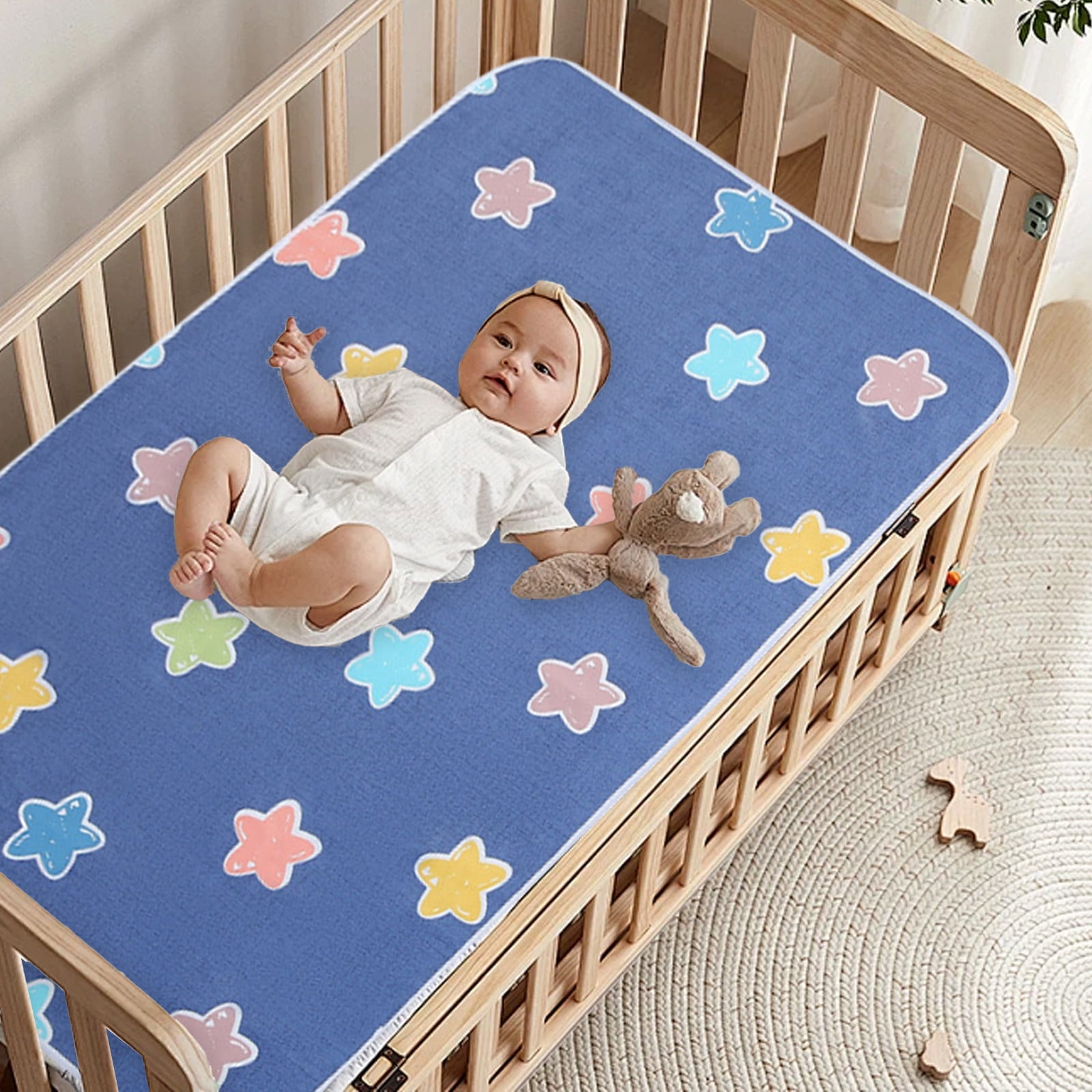 GFHFHITJ Waterproof Bed Pad, Washable Reusable Incontinence Bed Pads ...