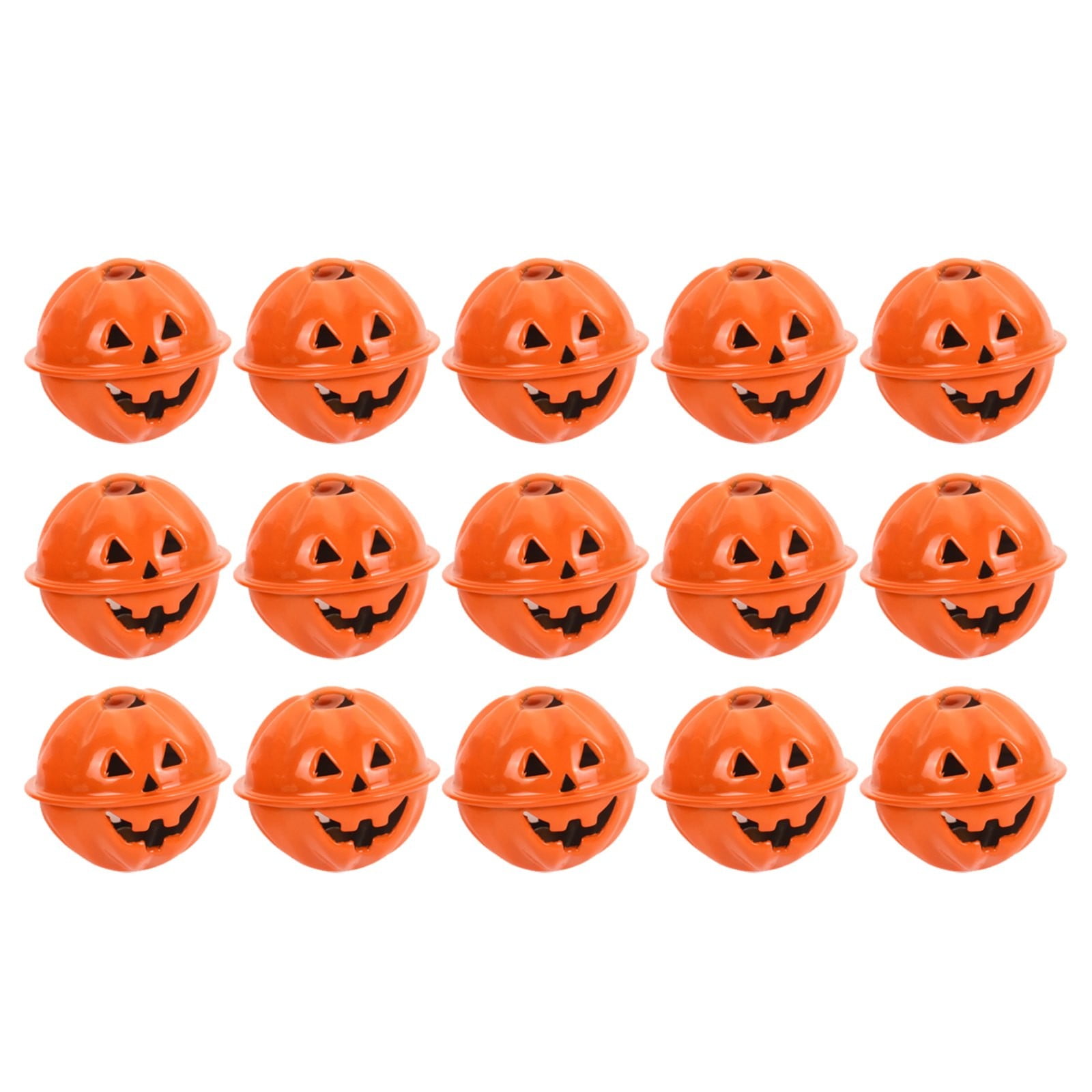 GFHhgdj 15Pcs Halloween Bells Pumpkin Jingle Bells Ornaments Night ...