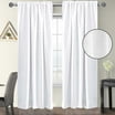 Winmate Insulated Cotton Tab Top Curtain Panel - Pair each 40" x 63" in ...
