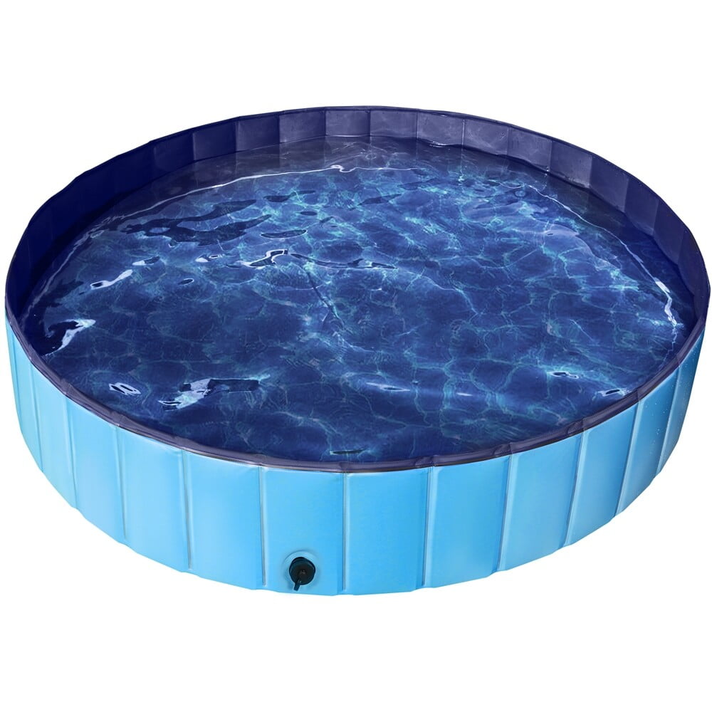 GFNXYI Foldable Dog Swimming Pool Large Collapsible Pet Bath Tub for ...