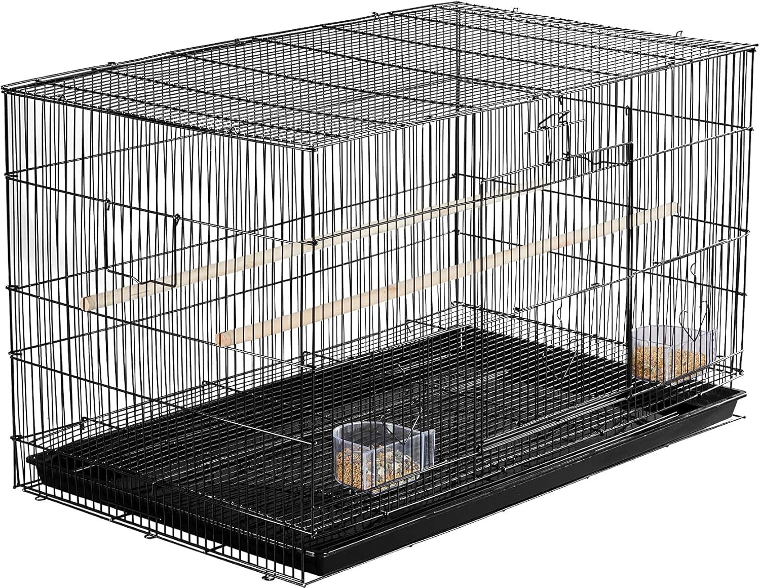 GFNXYI Pet Products Stackable Rectangle Flight Bird Cages for Small ...