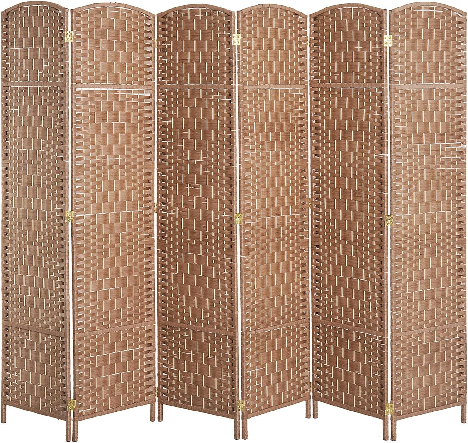 GFNXYI Room Divider, 6 Panel Folding Privacy Screen, 6FT Tall Portable ...