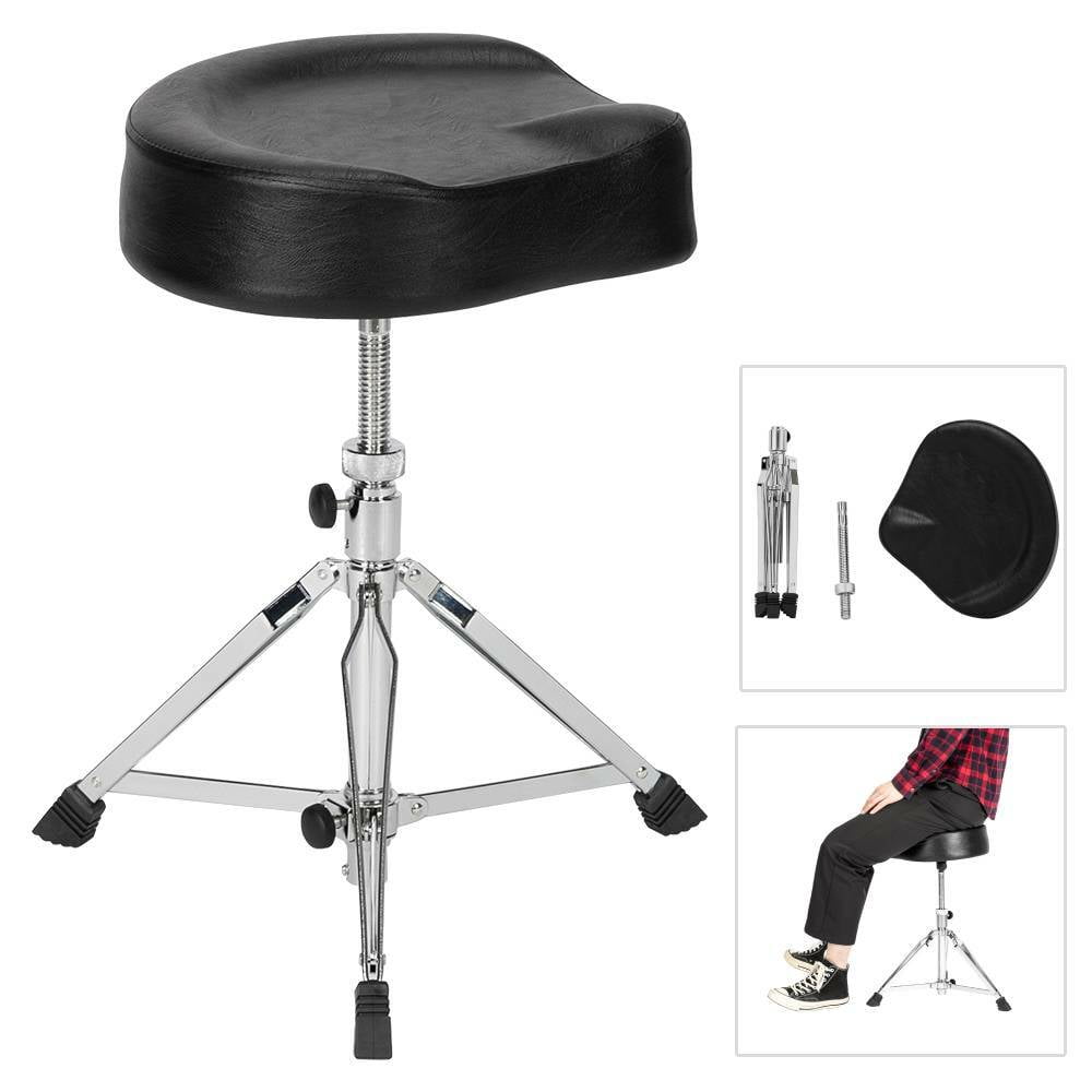 GFNXYISaddle style adjustable folding drum stool drummer specific anti ...