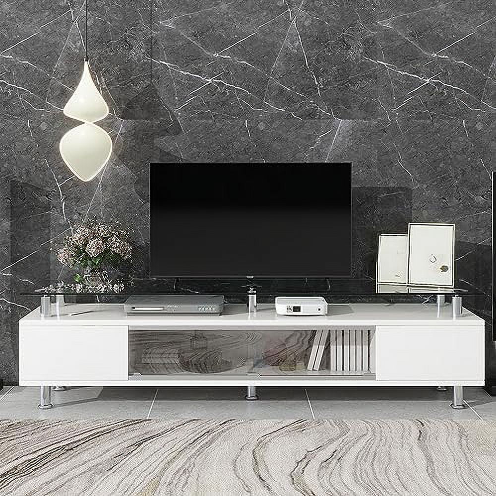 GFVCNIO Elegant Living Room TV Stand for TVs up to 75 Inches Modern TV ...