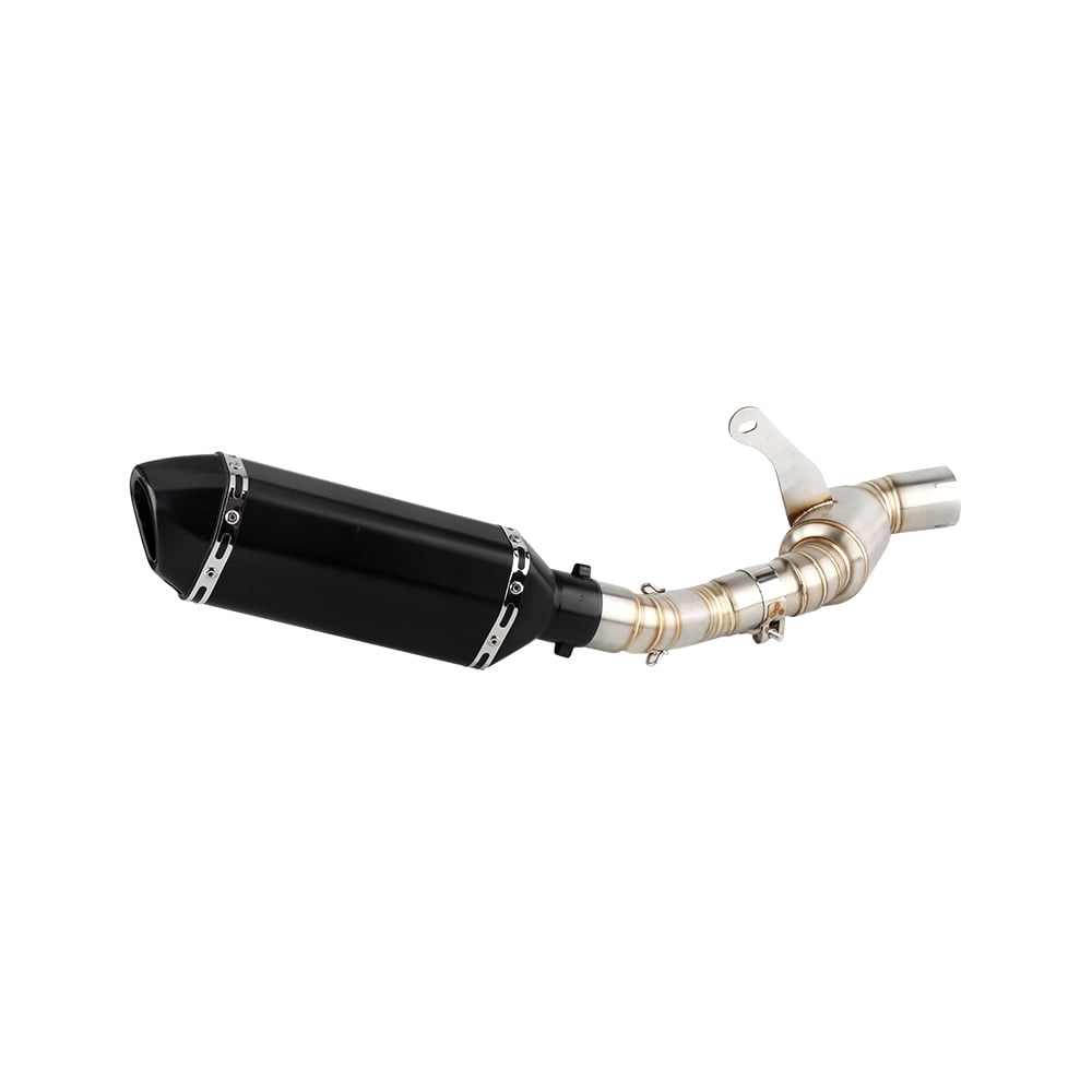 GFYSHIP Escape Slip-on Motorcycle Exhaust Muffler With High Level Mid D ...