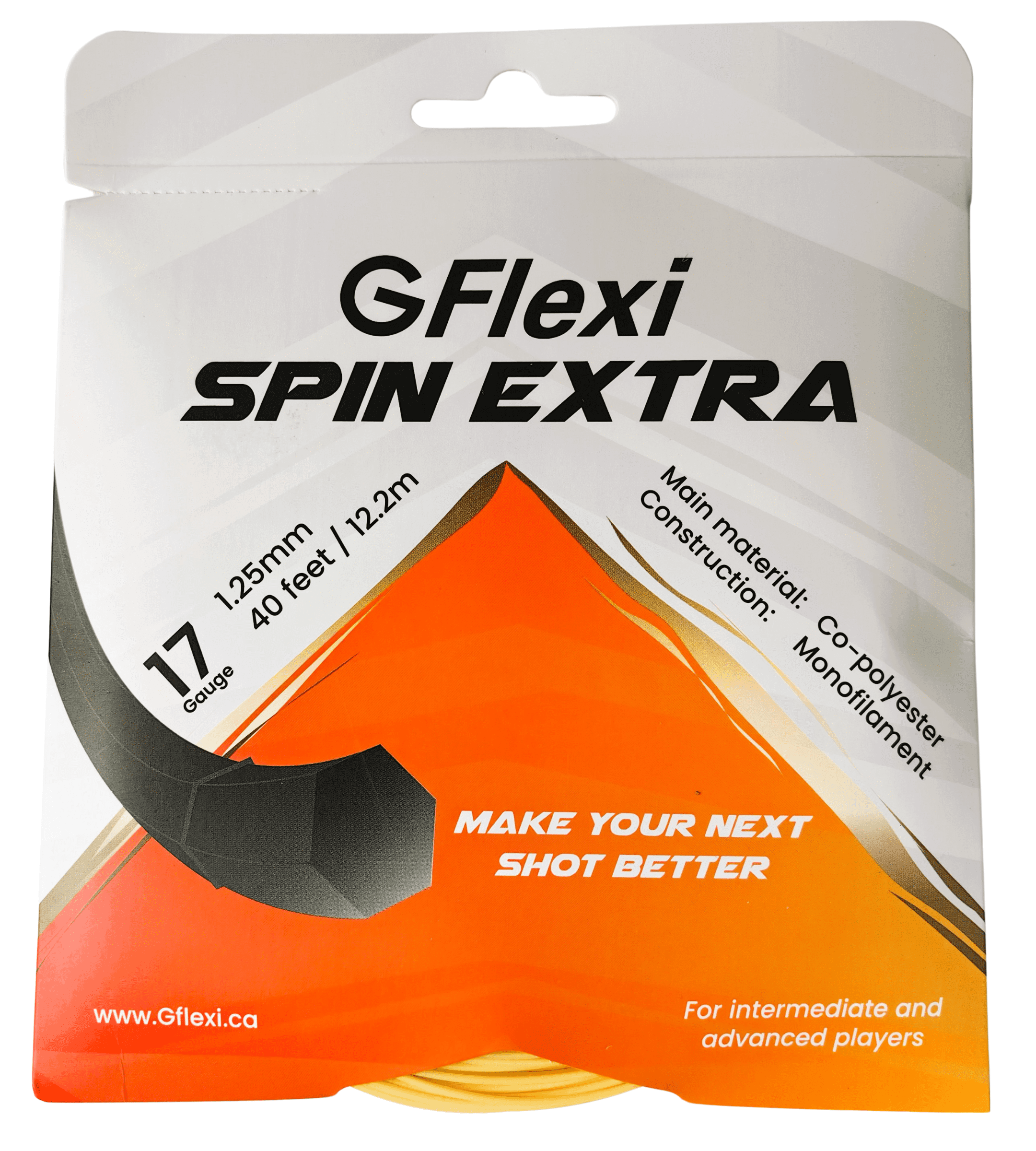 GFlexi Extra Spin Hexagon Tennis String – Enhanced Spin, Control ...