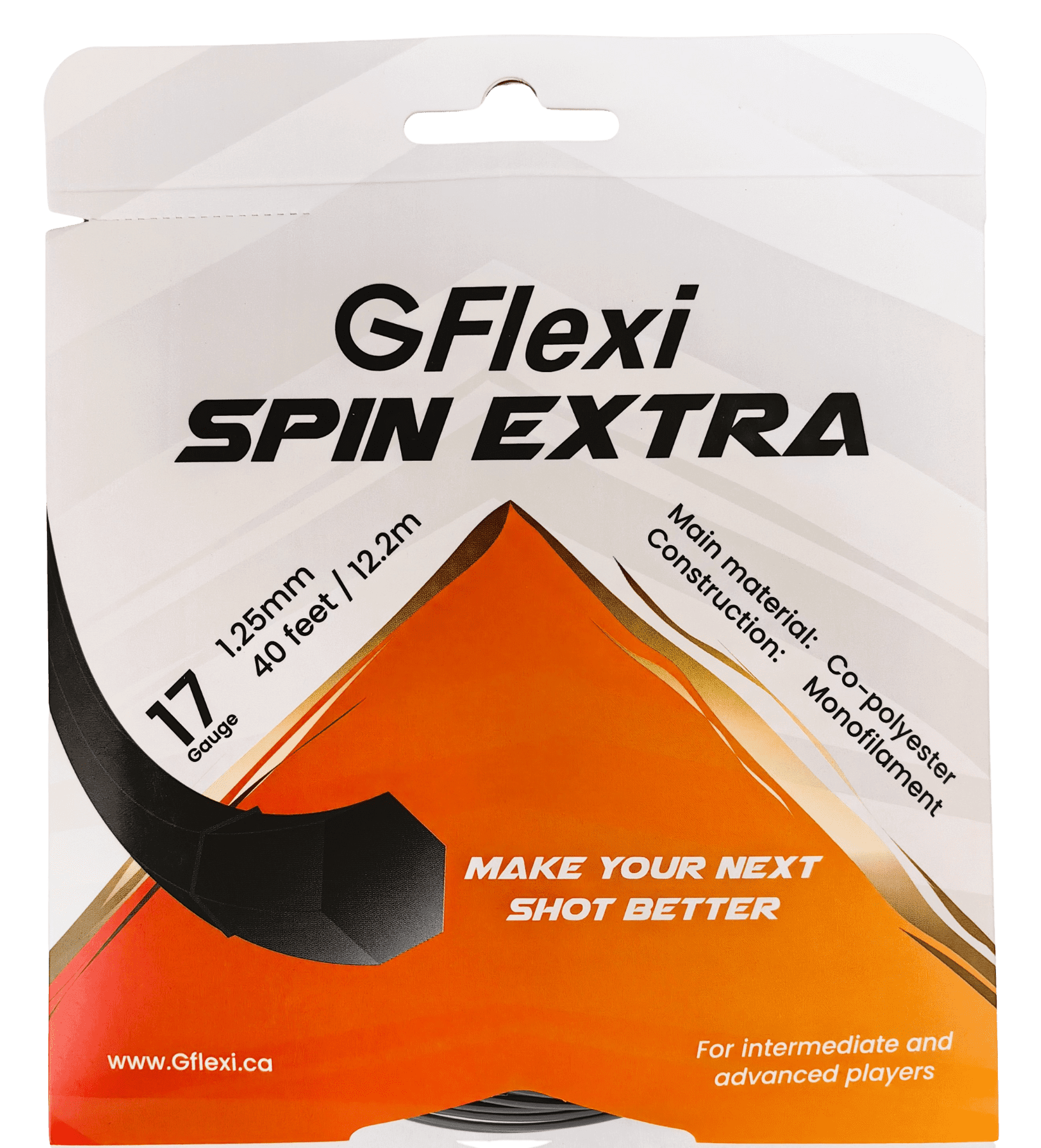 GFlexi Extra Spin Hexagon Tennis String – Enhanced Spin, Control ...