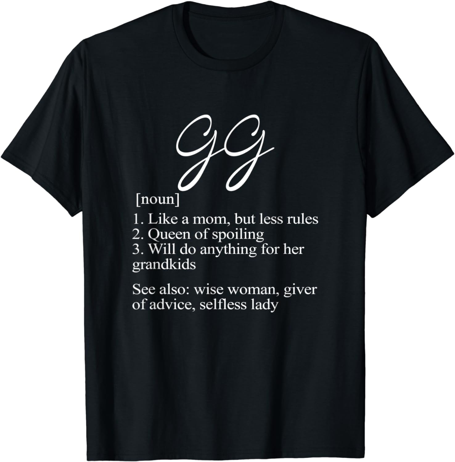 GG Definition Mother’s Day For Grandma Blessed Nana Mimi T-Shirt ...