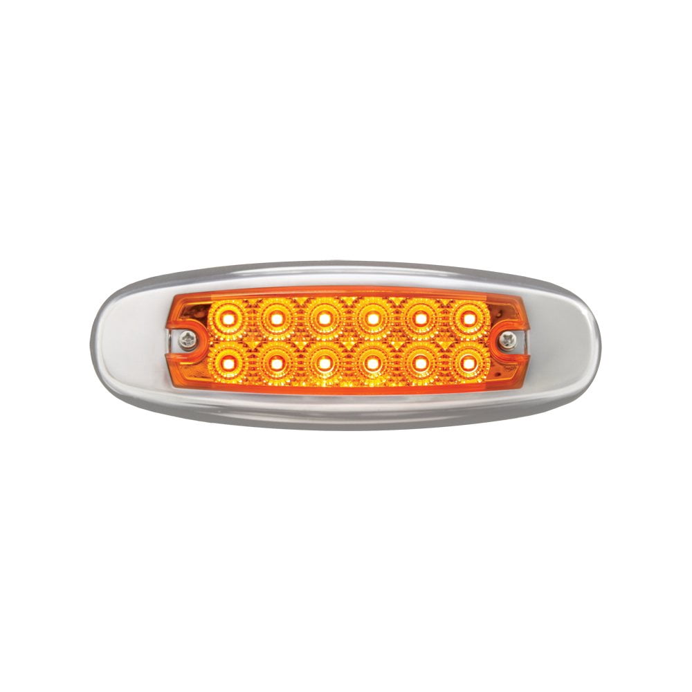 GG Grand General 78565 Amber Rectangular Spyder 12-LED Marker and ...