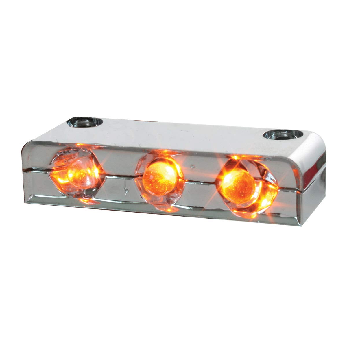 GG Grand General 87400 OIF8 Amber Led Step Light, Clear Housing ...