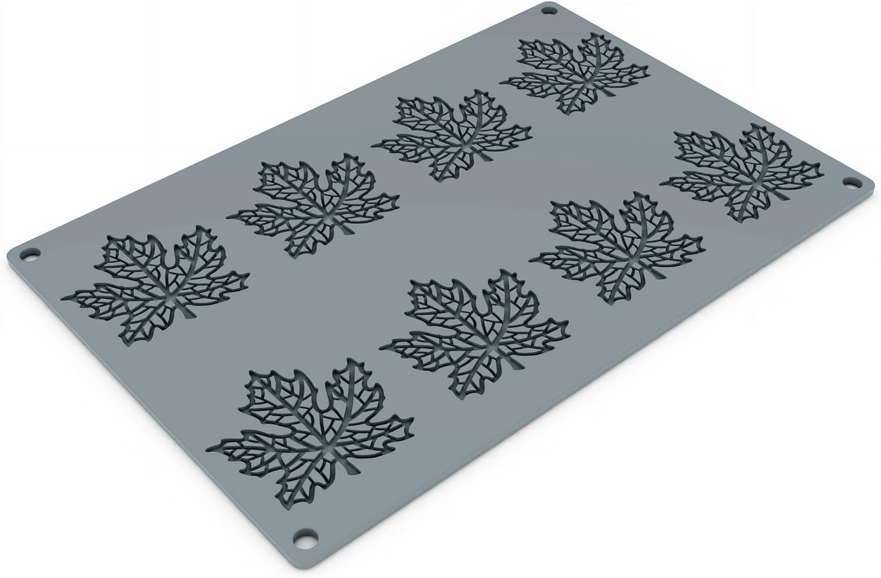 GG049 Maple-Leaf Mold Freezing Mould with 8 Cavities, each 2.60 Inch x ...