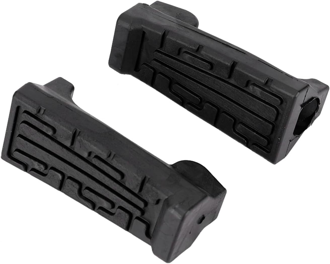 GGB-1 Pair Rubber Front Pedal Footrest Foot Pegs Fit for Yamaha YBR 125 caoutchouc pedale ybr ...