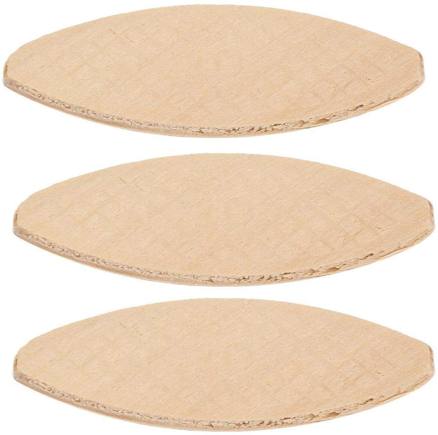 DJH-100pcs Wood Joining Biscuits, Beech Wooden Board Stitching Biscuit ...