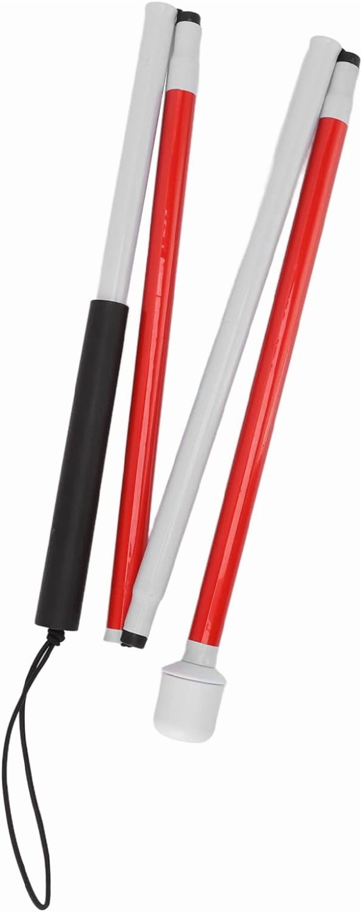 GGB-Folding Blind Cane Non Slip Folding Walking Stick Portable Mobility ...