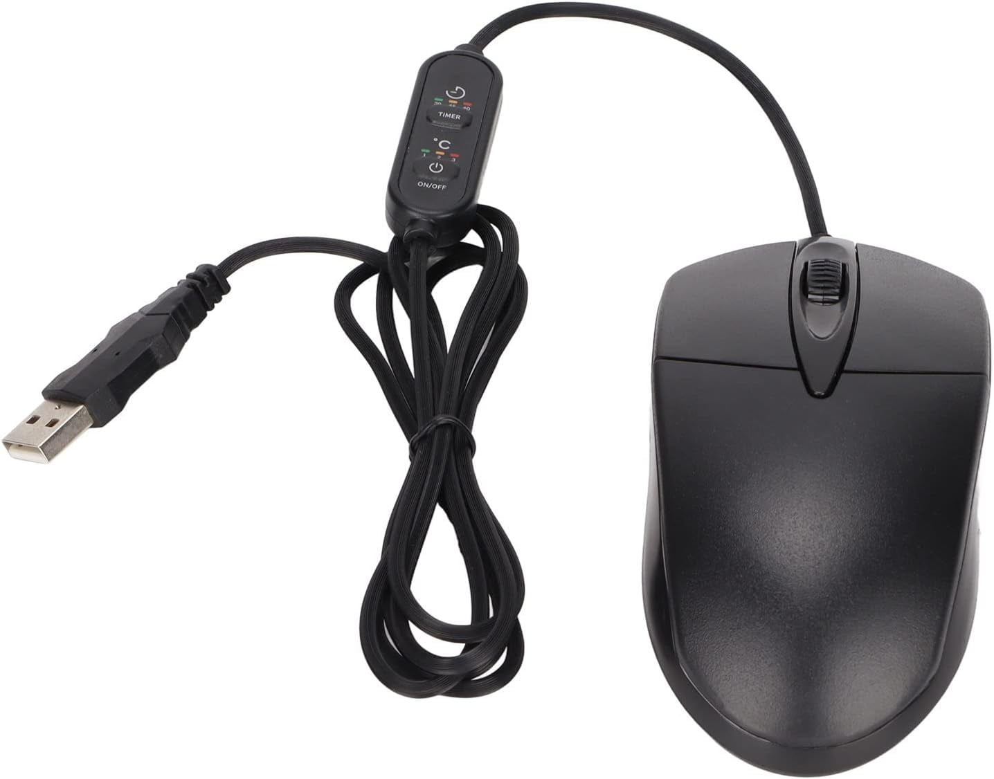 GGB-Heated Mouse, 3 Adjustable Hand Warmer, High Sensitivity Ergonomic ...