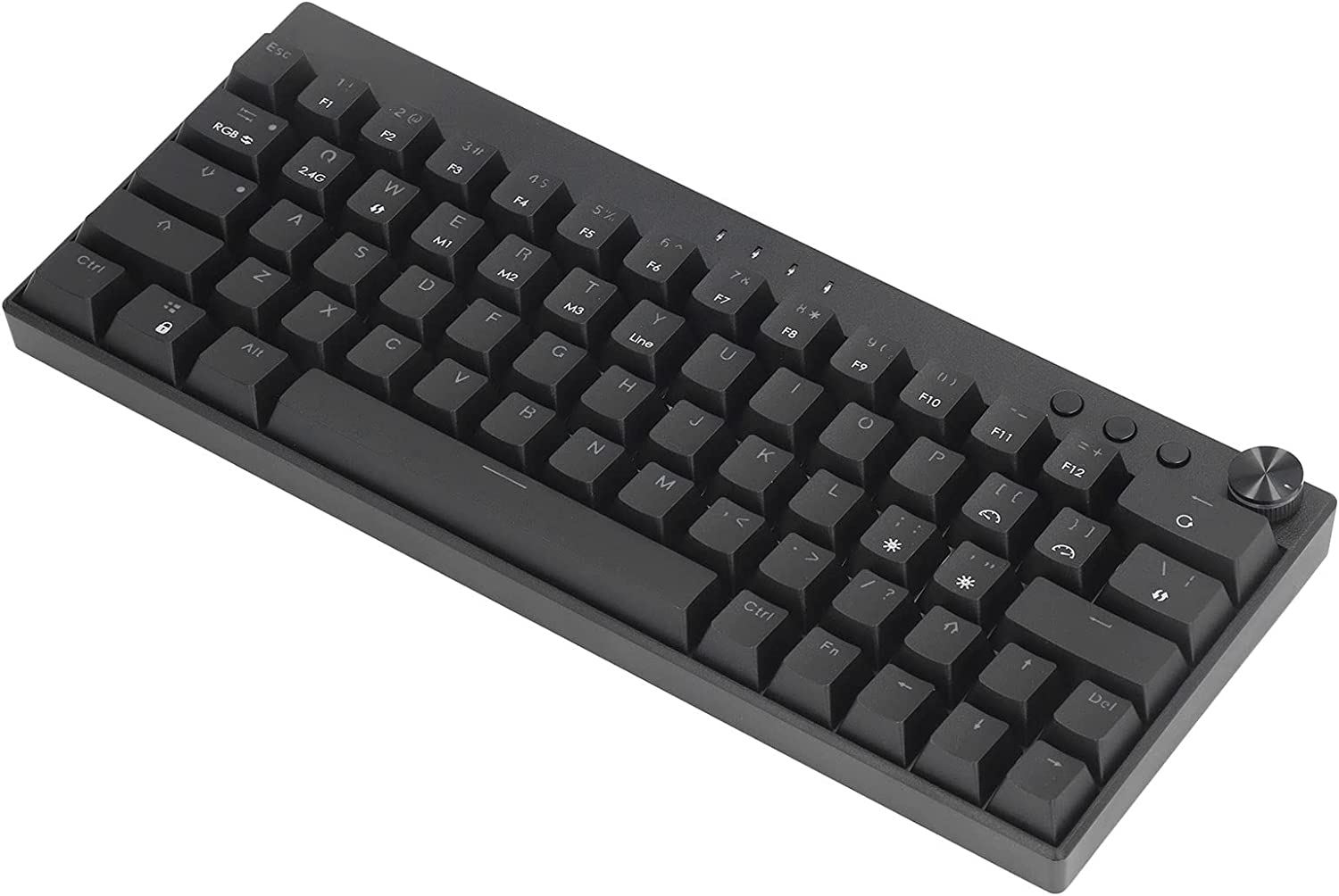 GGB-Wireless Mechanical Keyboard with 3 Modes, 64 Keys RGB Backlight ...