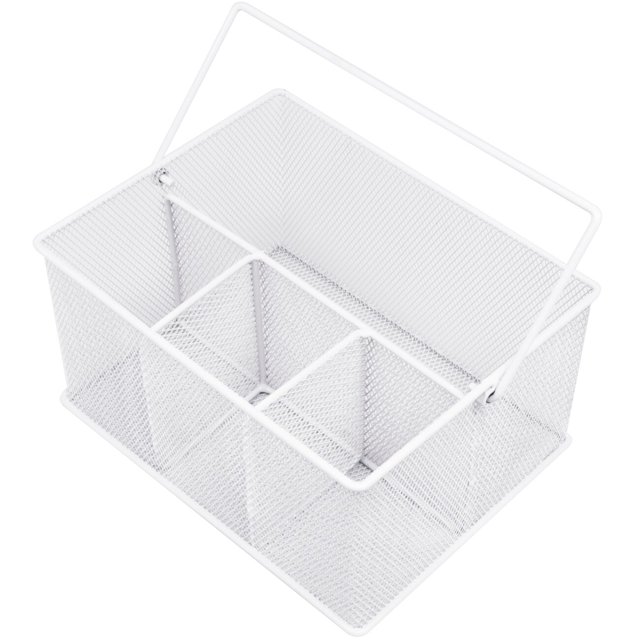 GGI International Utensil Caddy, Multi-Purpose Steel Mesh Silverware ...