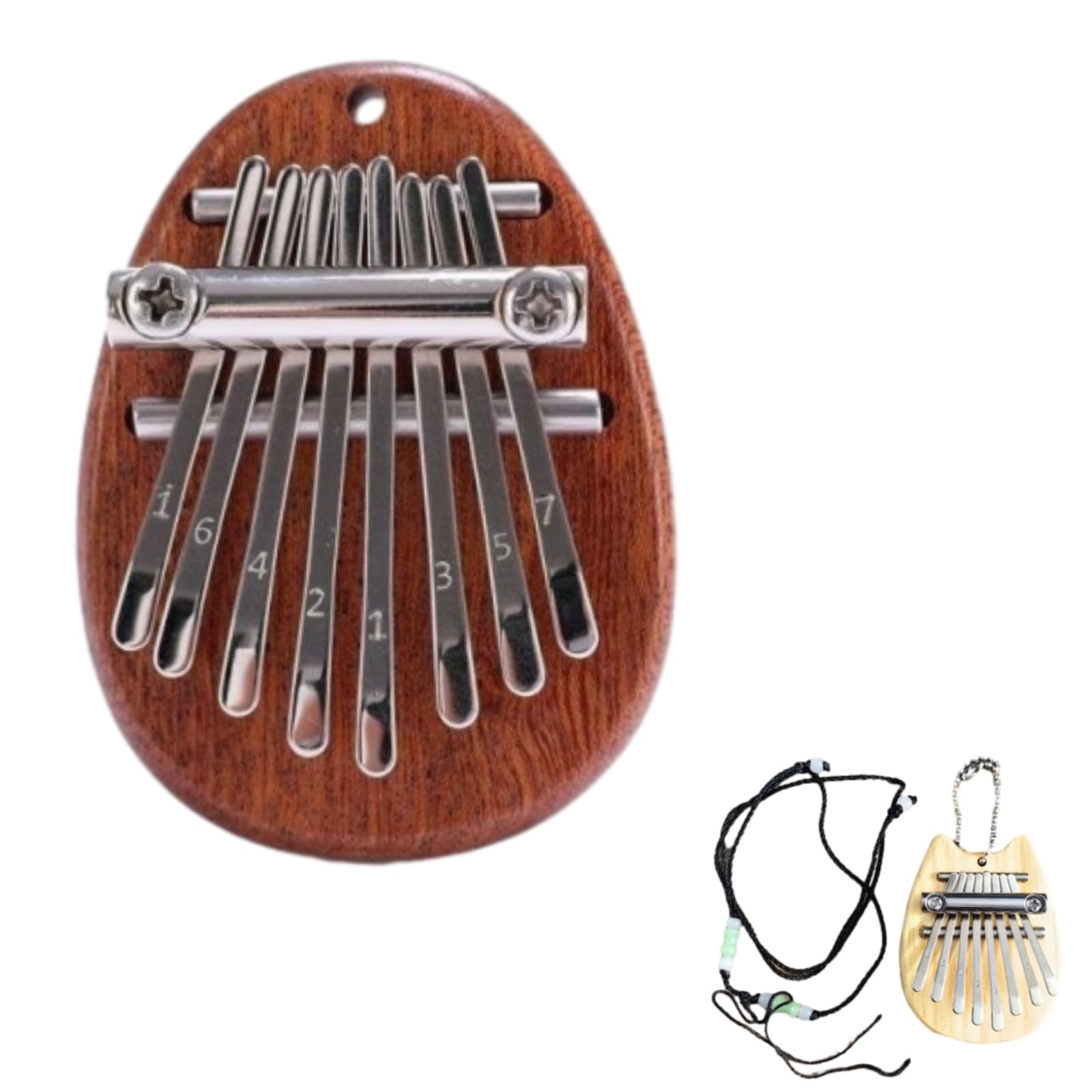GGMCN Finger Thumb Piano, Kalimba 8 Key, 8 Key Mini Kalimba Exquisite ...