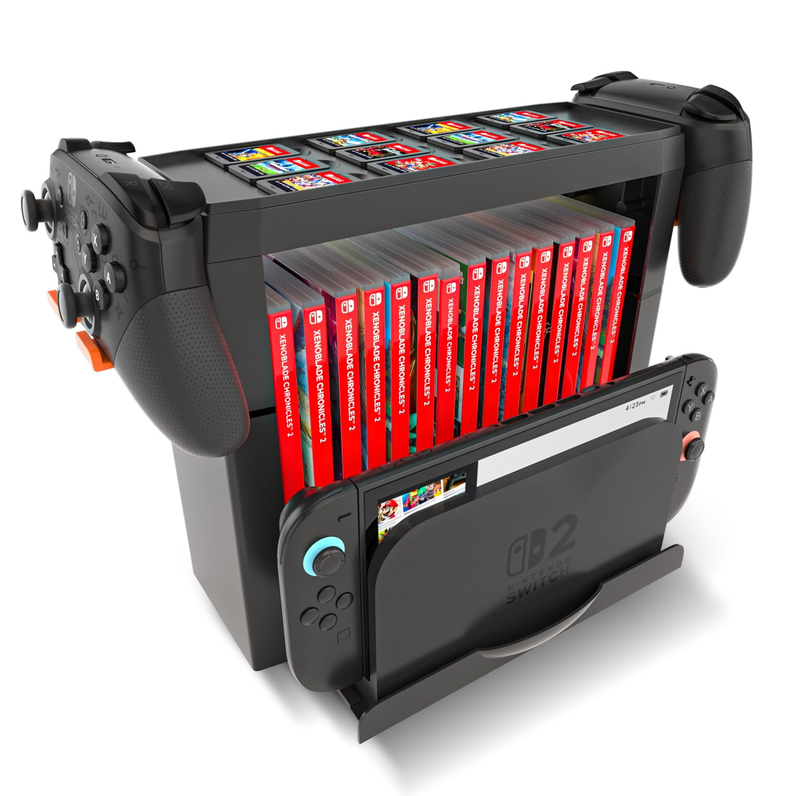 GGMCN Game Storage Tower Compatible With Nintendo Switch 2, Switch 2 ...