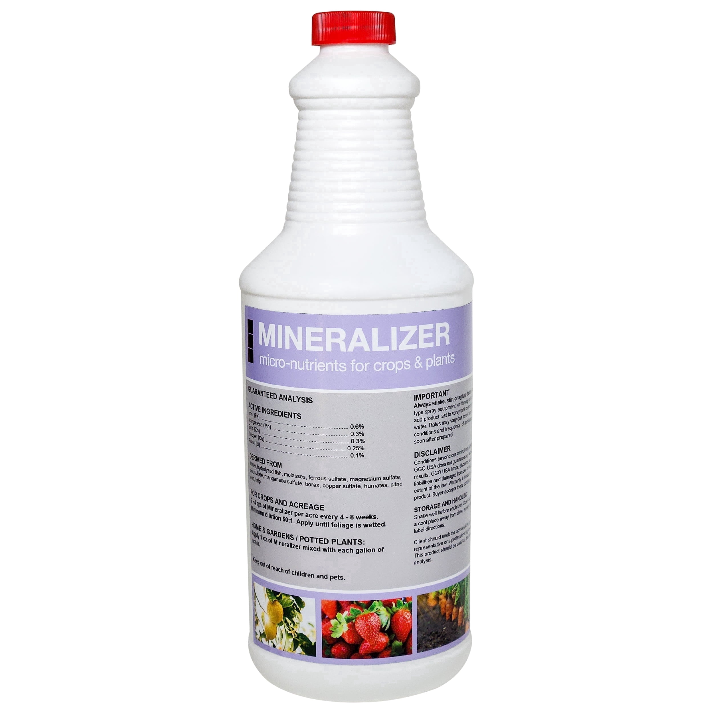 GGO Mineralizer- Fertilizer & Micro-Nutrients- 32 fl oz Complete ...