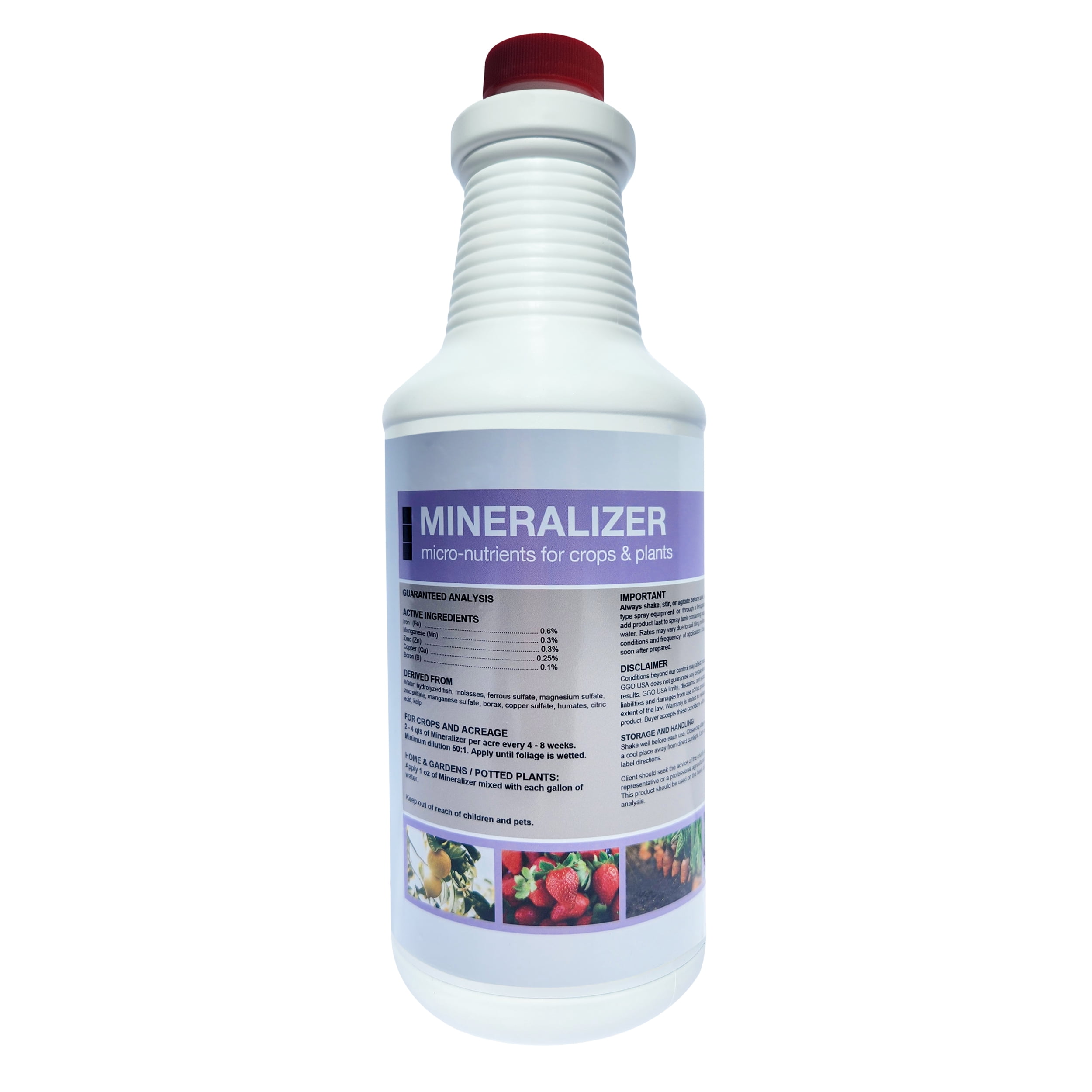 GGO Mineralizer- Fertilizer & Micro-Nutrients- 32 fl oz Complete ...