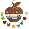 GGOD Welcome To Our Wooden Hanging Sign Interchangeable Fruit Shape ...