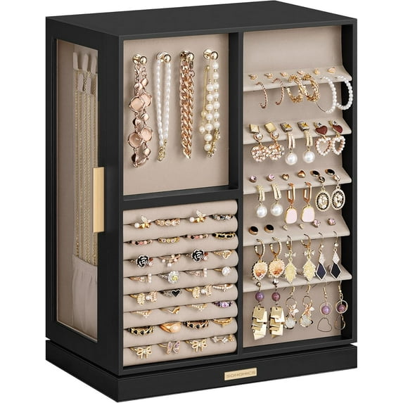 GGSSAAA Box 360° Rotating, Storage Case with 7 Drawers, Organizer ...