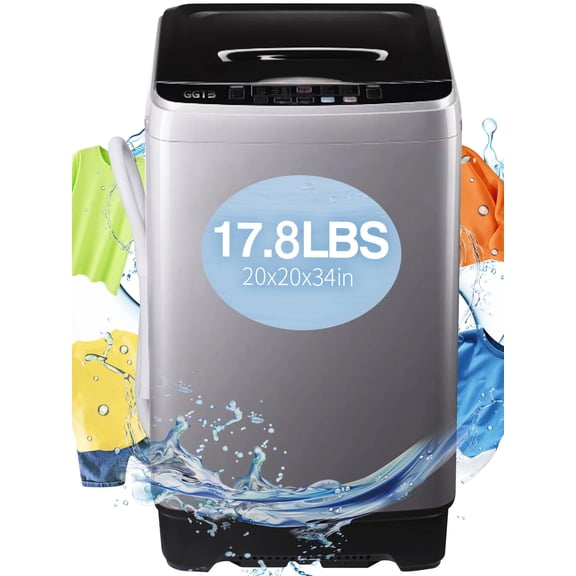 Giantex Portable Washing Machine, 2-in-1 Full-Automatic, 8 lbs Capacity ...
