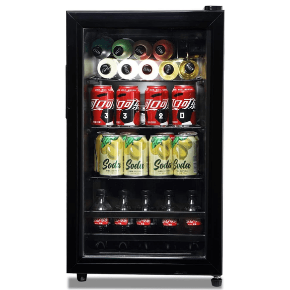 Glass Door Coolers and Beverage Refrigerators for Home and Office