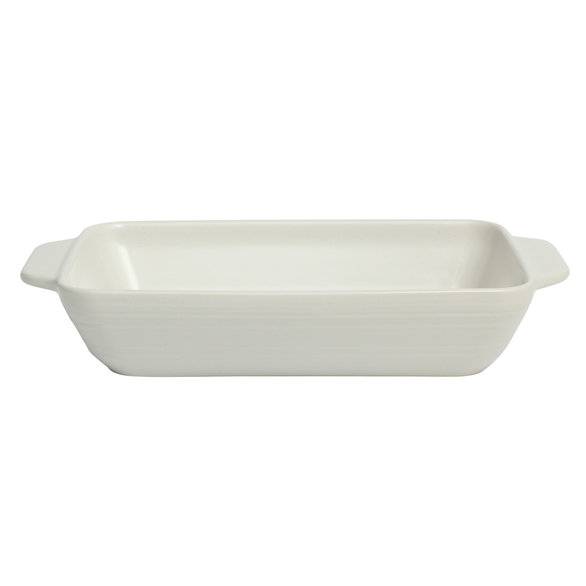 GH BEACHMONT - 4 QT BAKER - WHITE - RECT - SPECKLE - STONEWARE - WHS RM - Walmart.com