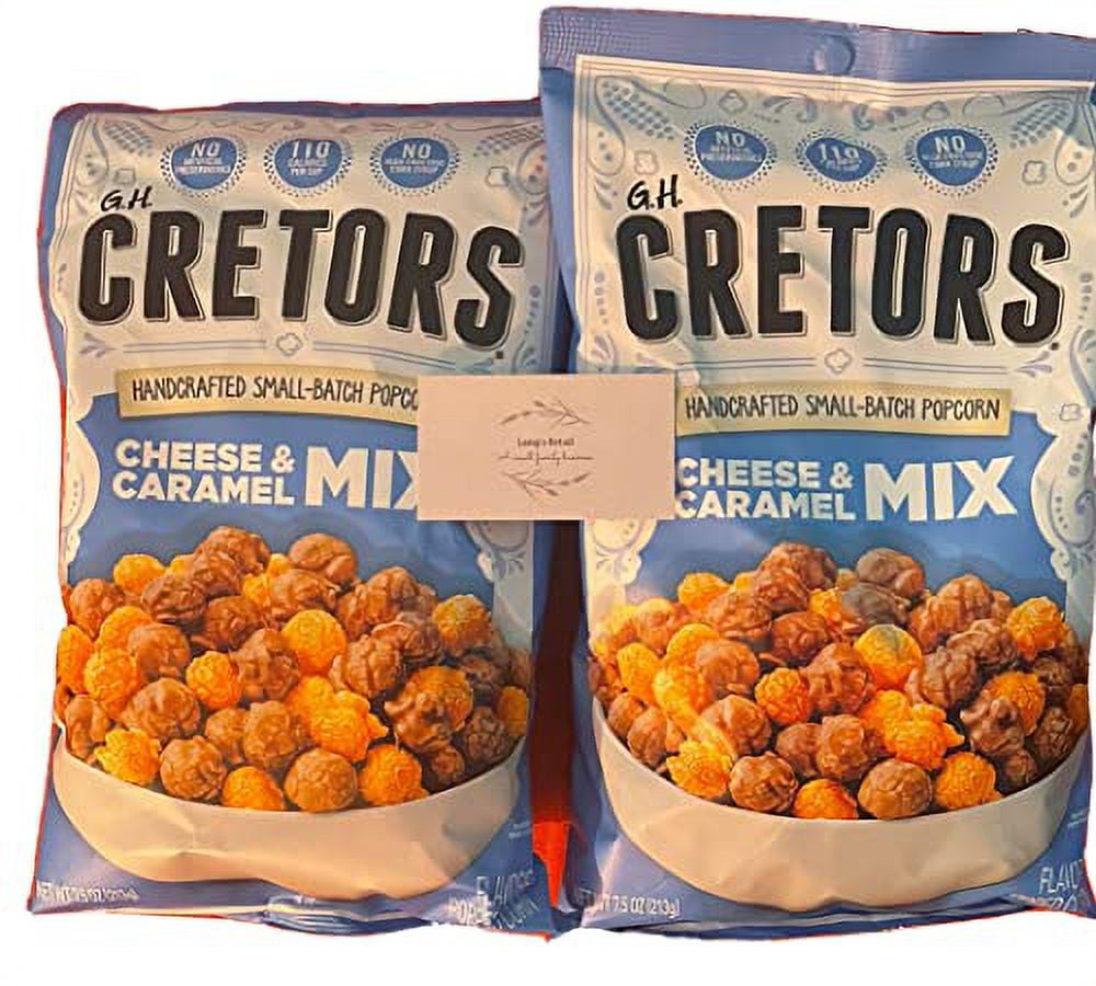 GH Cretors And Caramel Mix Popcorn, Pack Of 2, Bundled With Langs ...