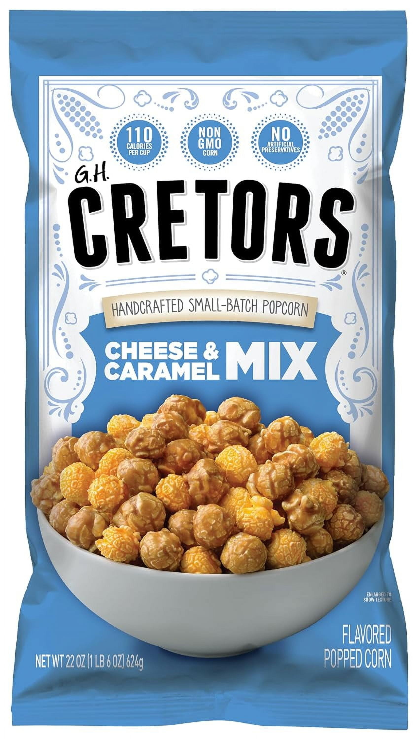 GH Cretors Popcorn Cheese & Caramel 6 oz (Pack of 6) - Walmart.com