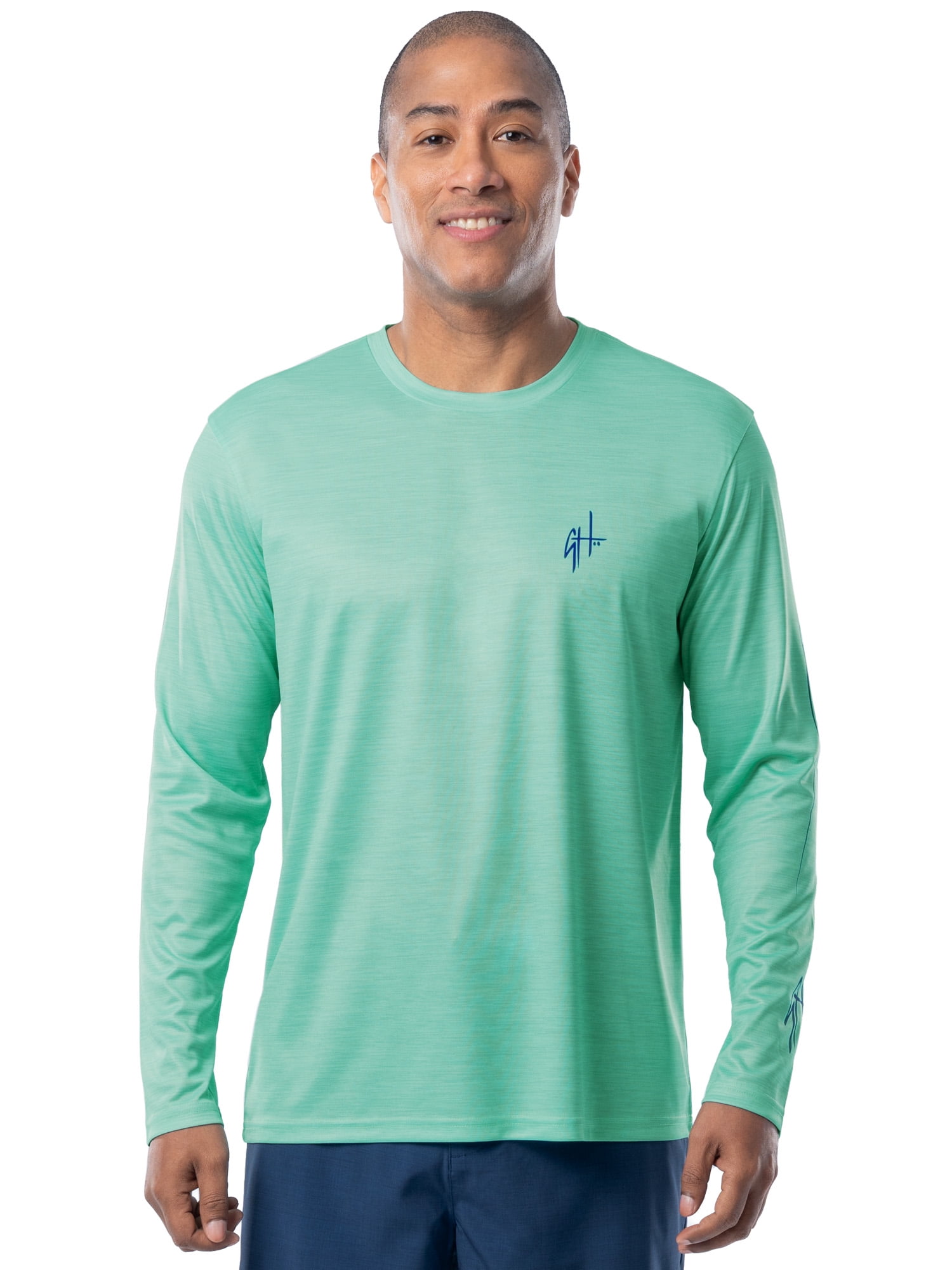 GH by Guy Harvey Men's Long Sleeve Performance Saltwater Fishing Shirt ...
