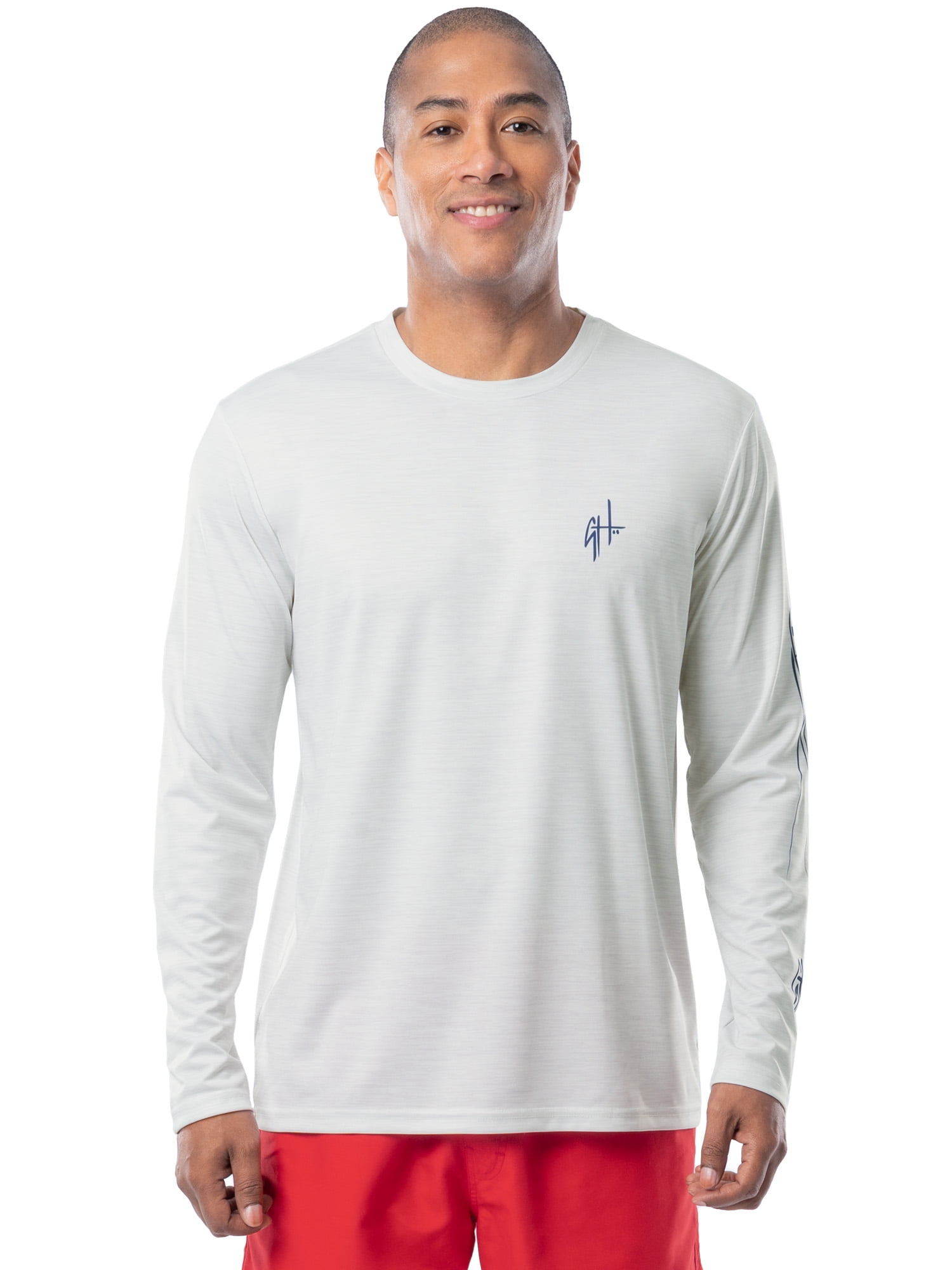 GH by Guy Harvey Men's Long Sleeve Performance Saltwater Fishing Shirt ...